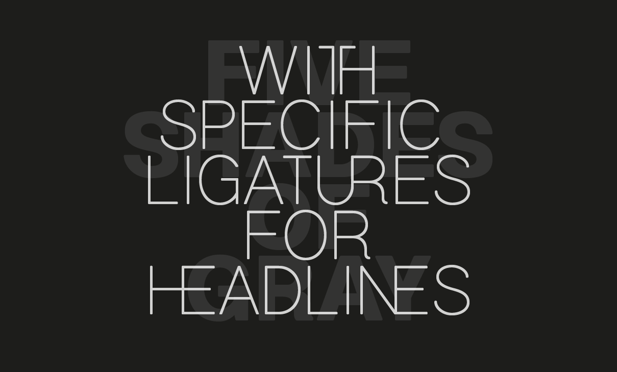 Unida, typographie Linéale Sans — AinsiFont, Fonderie Digitale